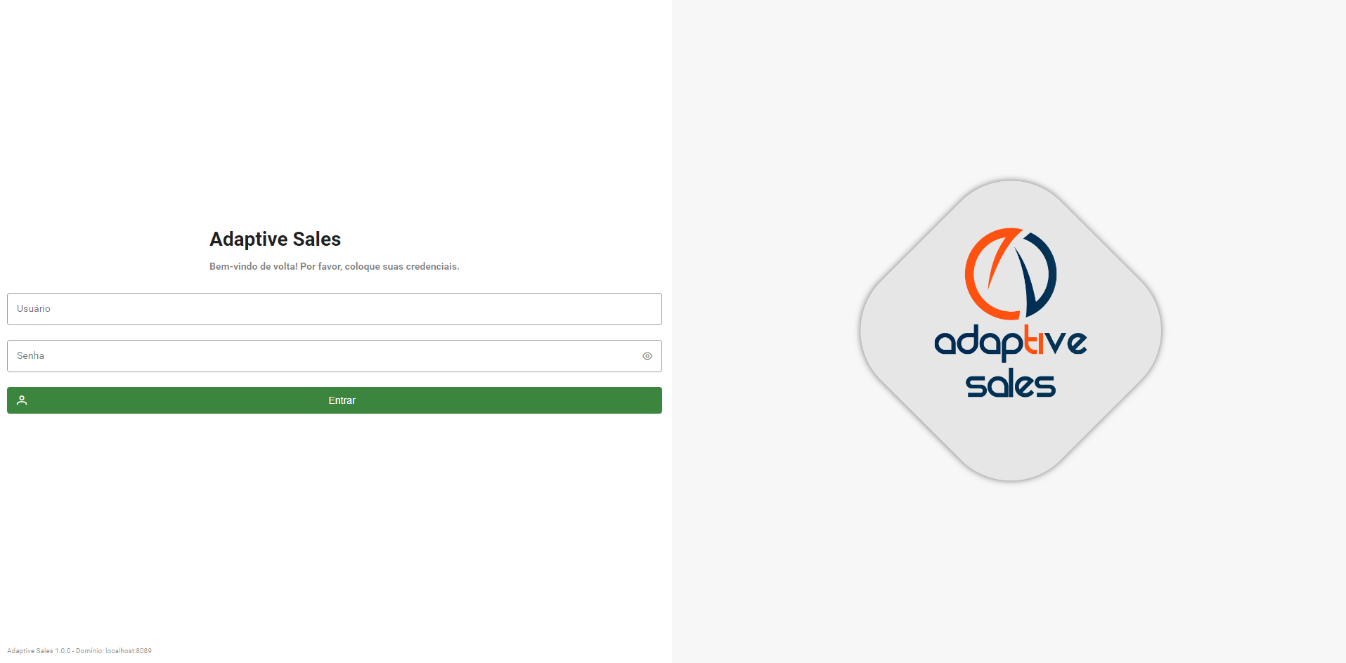 Instalação do Sales | Adaptive Wiki